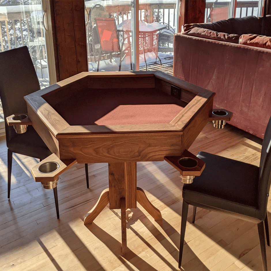 Table de jeux de rôle | Meuble Geek - Québec | La Quete du Bois